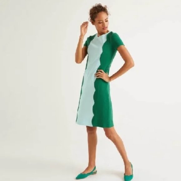 Boden | Dresses | Boden Ruth Ottoman Forest Shift Dress Size 8 J653 ...